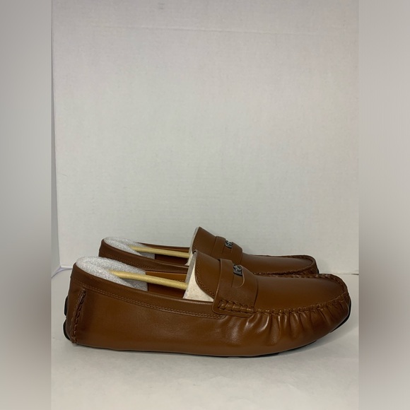 Coach | Shoes | Coach Coin Leather Driver Mens Shoes Size 15 | Poshmark